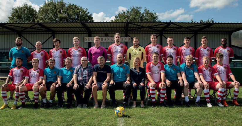 Station Road Garage Sponsor Corsham Town Football Club